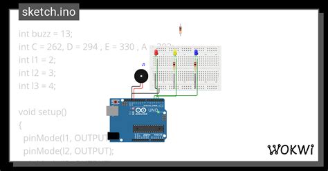8 พุฒิพงษ์ Mary Had A Little Lamb Copy Wokwi Esp32 Stm32 Arduino
