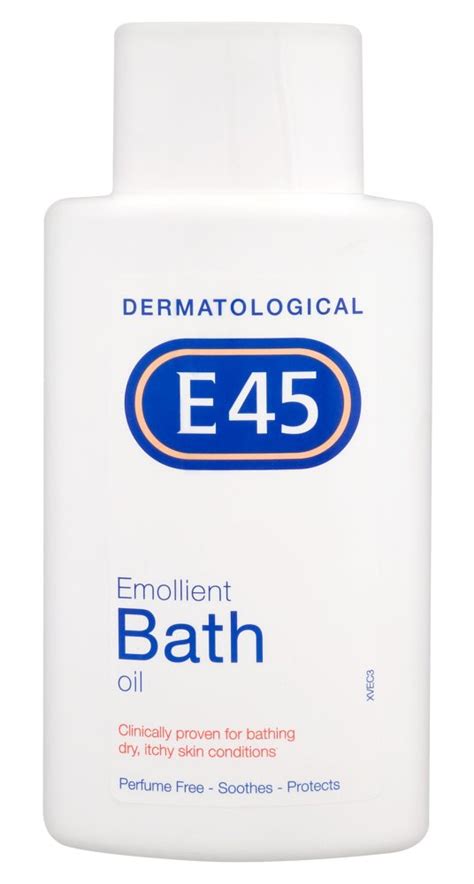 E45 Emollient Bath Oil ingredients (Explained)