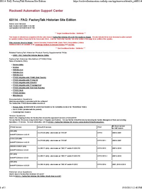 Faq Factorytalk Historian Site Edition Pdf Application Programming Interface