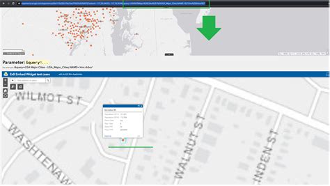 embed with url parameters 1 3 obtain url info esri community