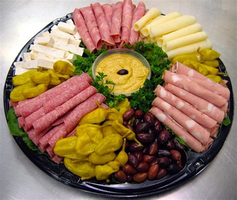 Cold Cuts And Cheese Platter