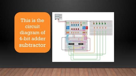 4 bit adder and subtractor using 2 s complement ppt