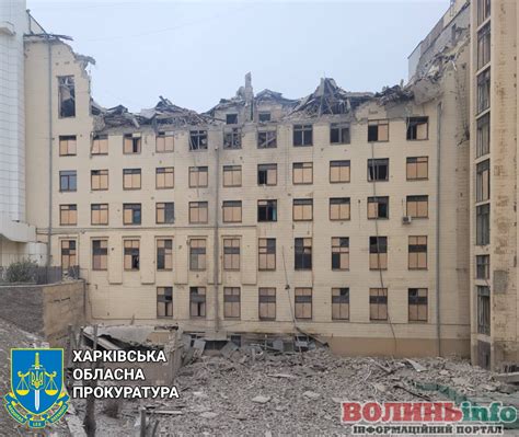 Обстріл Харкова 5 лютого 5 поранених ракета поблизу будинку та руйнація корпусу університету
