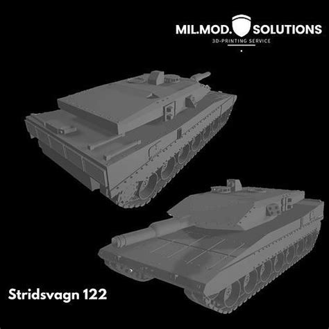 Stridsvagn 122 3d Model 3d Printable Cgtrader