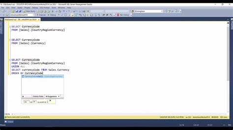 UNION And UNION ALL In SQL Servers Learn SQL