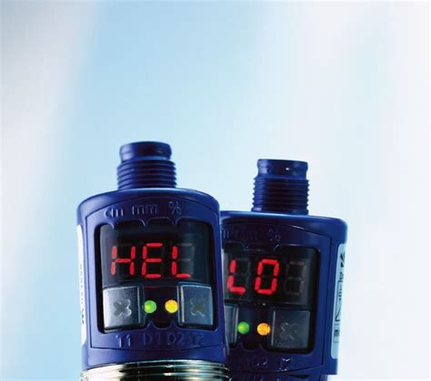 ultrasonic distance sensor cylindrical ip67 for automation ritm industry