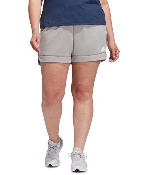 Adidas Essentials Plus Badge Of Sport Shorts Macys