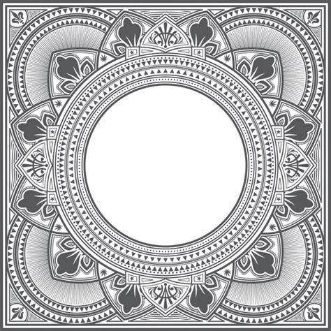 Premium Vector Rectangle Ornamental Frame