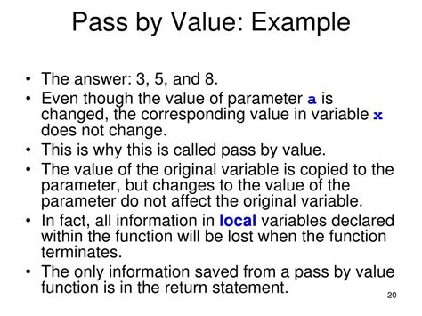 Ppt Lecture 5 Functions Variable Scope And Pointers Structured