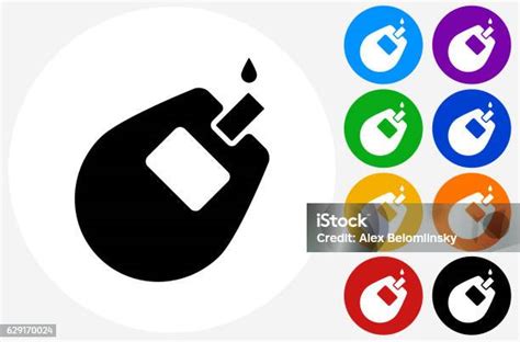 플랫 컬러 원 버튼의 포도당 모니터 아이콘 혈당 테스트에 대한 스톡 벡터 아트 및 기타 이미지 혈당 테스트 아이콘 당뇨병 Istock