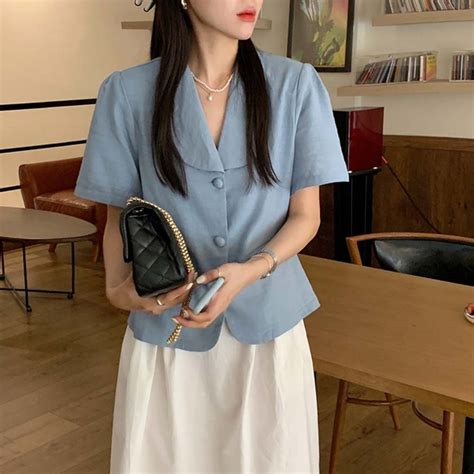 코디세트여름 반팔 카라 자켓플레어 데일리 롱스커트 세트 2k105993e