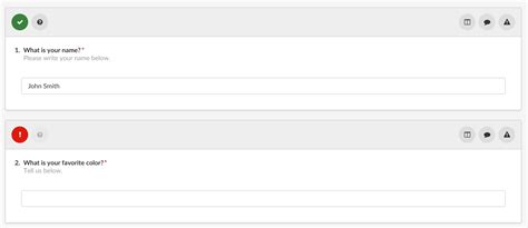 Forms Validation Status Should It Disappear Or Turn Green User