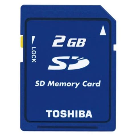 Toshiba Sd Memory Card 2gb Class2 Sd C02gtr Cdiscount Appareil Photo