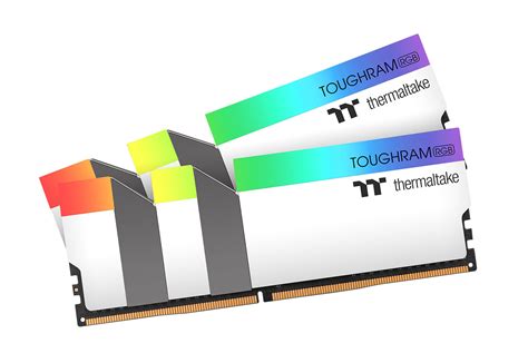 Thermaltake Releases Toughram Rgb White Edition Ddr4 Memory Kits