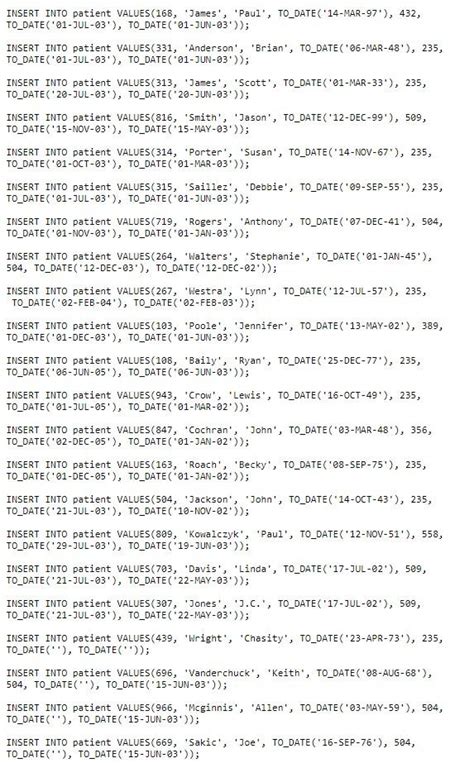 Solved Begin Array Ll Text CREATE TABLE DOCTOR Chegg Com