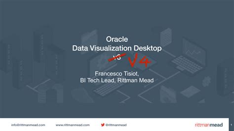 Oracle Data Visualization Desktop V4 Speaker Deck
