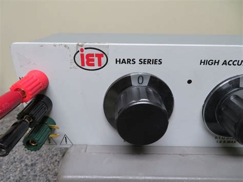 Iet Labs Hars X 2 0 1 High Accuracy Resistance Decade Substituter Box Po35 Bullseye Calibration