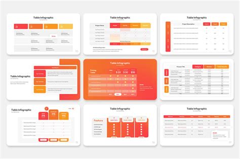 Table Data Analytic Presentation Incl Table And Creative Envato