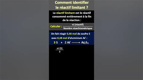 Comment Identifier Le Réactif Limitant Youtube Comment Identifier Le Réactif Limitant Youtube