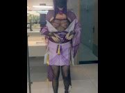 Slutty Raiden Shogun Cosplayer Get Naked Masturbate In The Public Toilet Xxx Mobile Porno