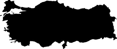 블랙 컬러 터키 개요 지도 정치 터키어 지도입니다 벡터 그림 0명에 대한 스톡 벡터 아트 및 기타 이미지 0명 디자인 땅