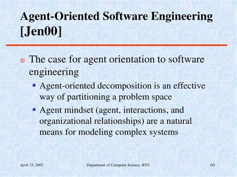 PPT Agent Oriented Software Engineering PowerPoint Presentation Free