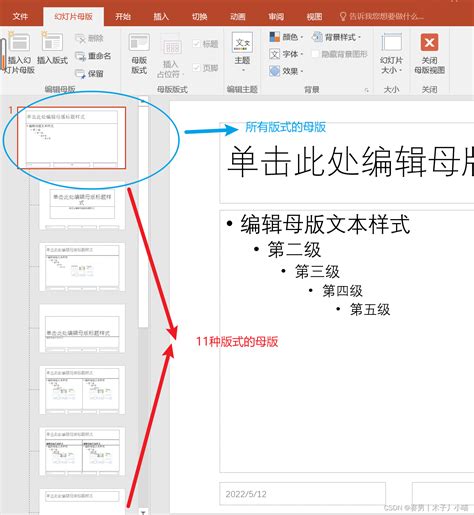 Ppt 母版的设置（一篇看懂）ppt母版右侧增加色板 Csdn博客