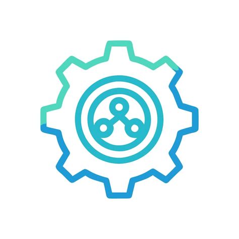 setting gear icon technology and user interface vector for ui websites