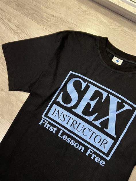 Vintage Rare Vintage Sex Instructor First Lesson Free T Shirt Grailed
