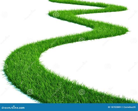 Grass Path Stock Illustration Illustration Of Background 18702889