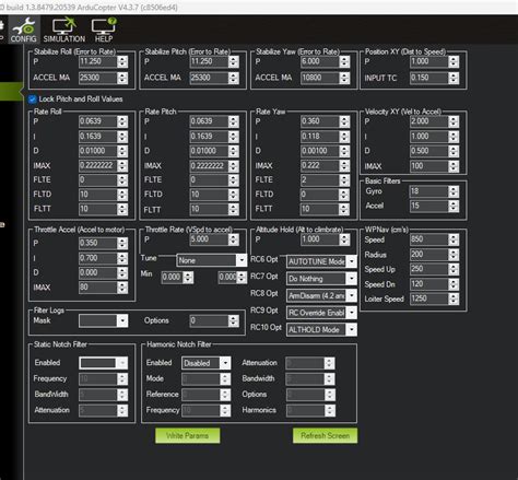 help with tuning log analysis large quad copter 4 3 ardupilot