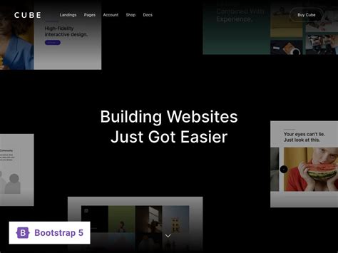 Cube Multipurpose Template UI Kit Bootstrap Themes