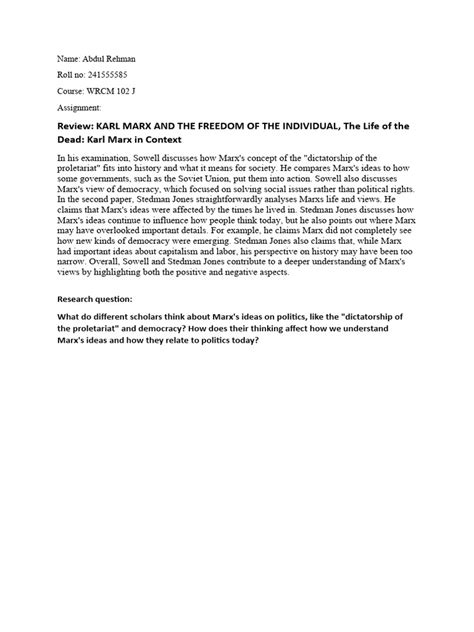 Review Assignment Wrcm Pdf