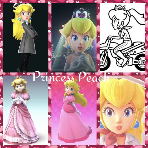 Princess Peach Collage By Lfray On Deviantart
