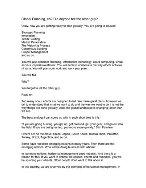 global planning doc