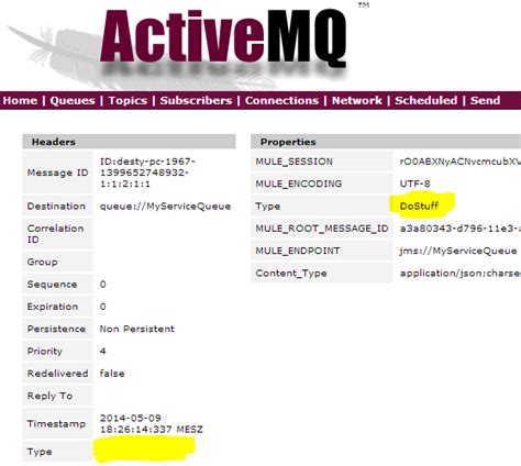 Jms How To Set Activemq Message Header In Mule Stack Overflow