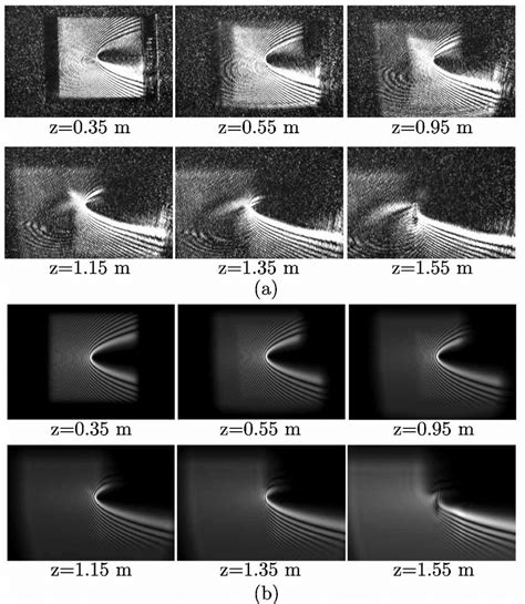 a photographic sequence of the propagation of a bounded traveling pb