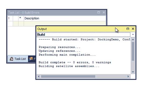 Dock Panels End User Documentation