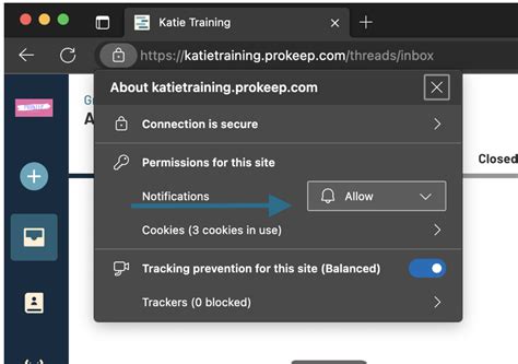 How To Enable Prokeep Notifications Microsoft Edge