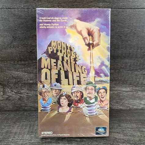 Monty Pythons The Meaning Of Life Vhs New And Sealed With Mca