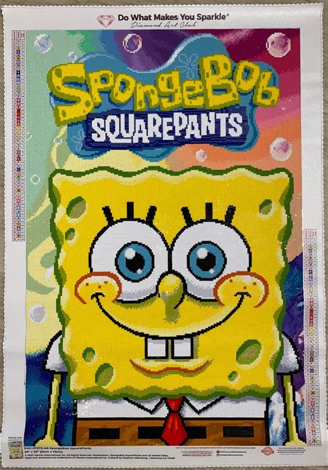 Dac Spongebob Canvas Done Rdiamondpainting