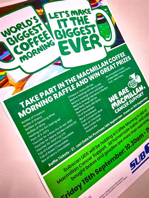 Subscan Uds Ltd On Linkedin Macmillancoffeemorning Communitysupport Cancersupport Thankyou