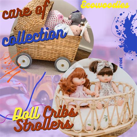 Eco Friendly Rattan Baby Doll Teddy Cot Bassinet Bed Beige Rattan Bed For Dolls Soft Toys Best