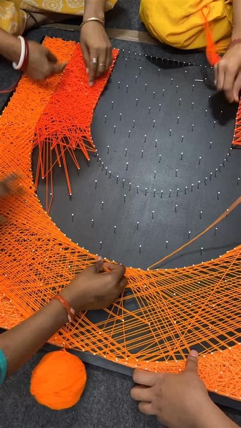 Handcrafted String Art Home Décor Diy Wall Décor Ideas String Art Patterns Video Nail