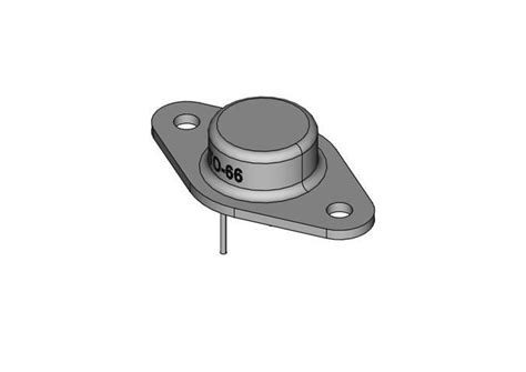 To66 Transistor Case 3d Model Cgtrader