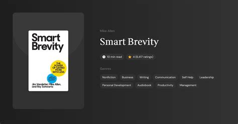 Smart Brevity Book Summary