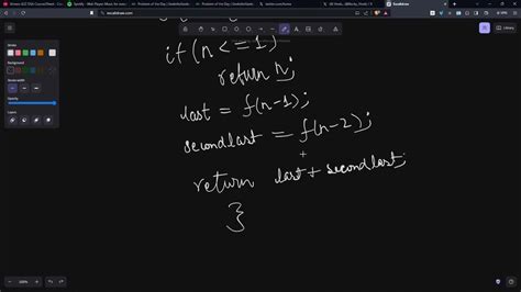 Fibonacci Number Dsa Marathon Day 12 Basic Recursion Youtube