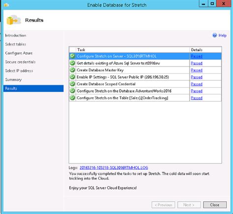 Implementing Stretch Database Sqlservercentral