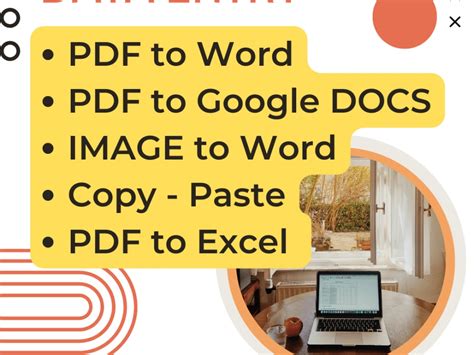 Data Entry Of Pdf Files Manual Typing Word And Excel Conversion Upwork