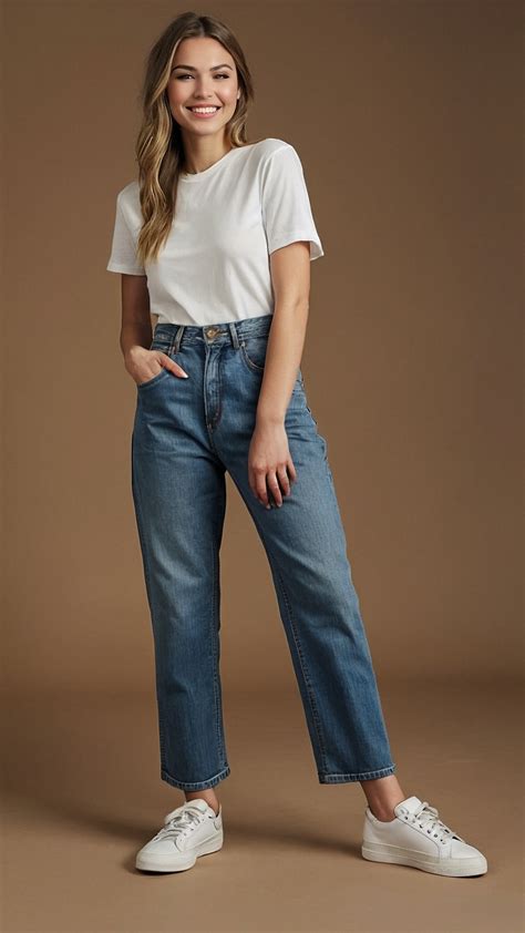 Effortlessly Chic 15 Casual Outfit Ideas With Mom Jeans Mom Jeans